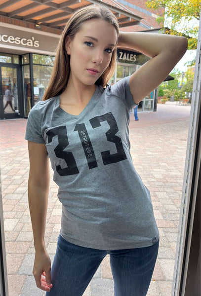 WOMENS 313 T SHIRT – DETROIT LIFE