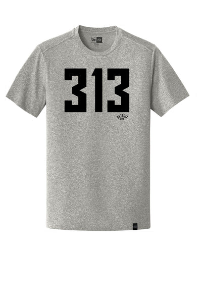 DETROIT LIFE 313 T SHIRT GRAY